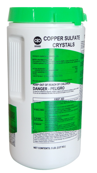 Copper Sulfate Granular | Jones Lake Management