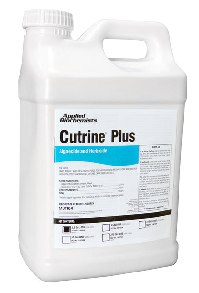 Cutrine® Plus 2.5 Gallon | Jones Lake Management